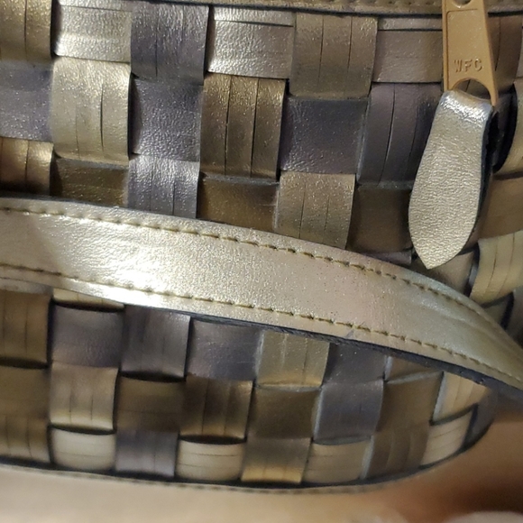 Warren Reed | Bags | Vintage Warren Reed Metallic Woven Oval Purse ...